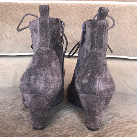 BCBGeneration | Shoes | Bcbgeneration Suede Booties Ankle Chocolate ...
